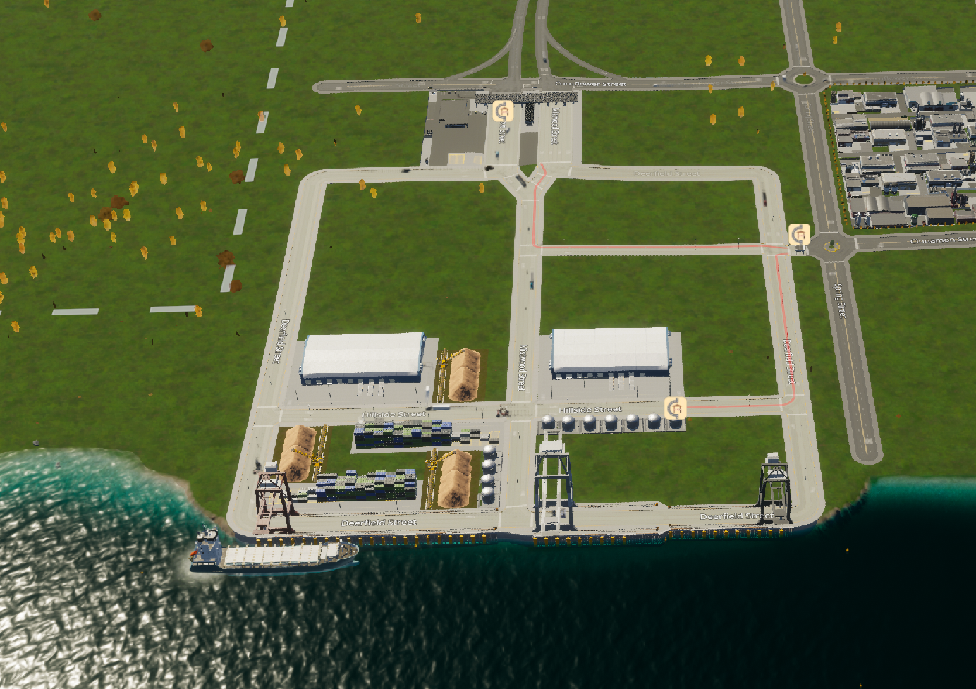 As Designed - Auxiliary gate on roundabout is considered bypass ...