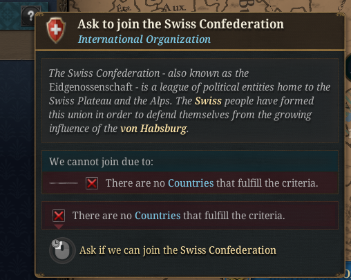 Playing Zürich. How do you join the swiss confederacy? | Paradox ...