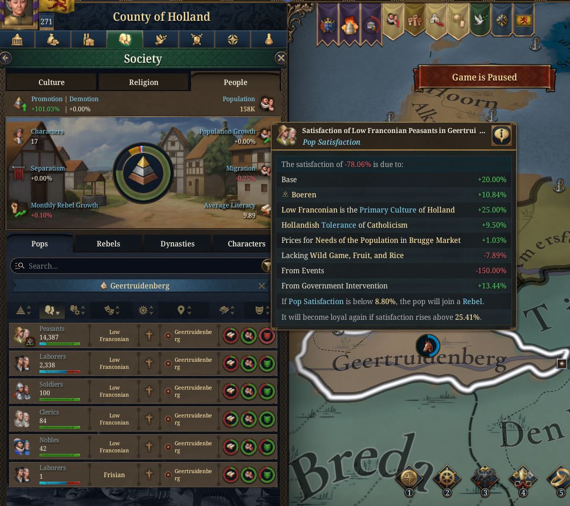 -132% POP satisfaction malus reason: "from events" | Paradox ...