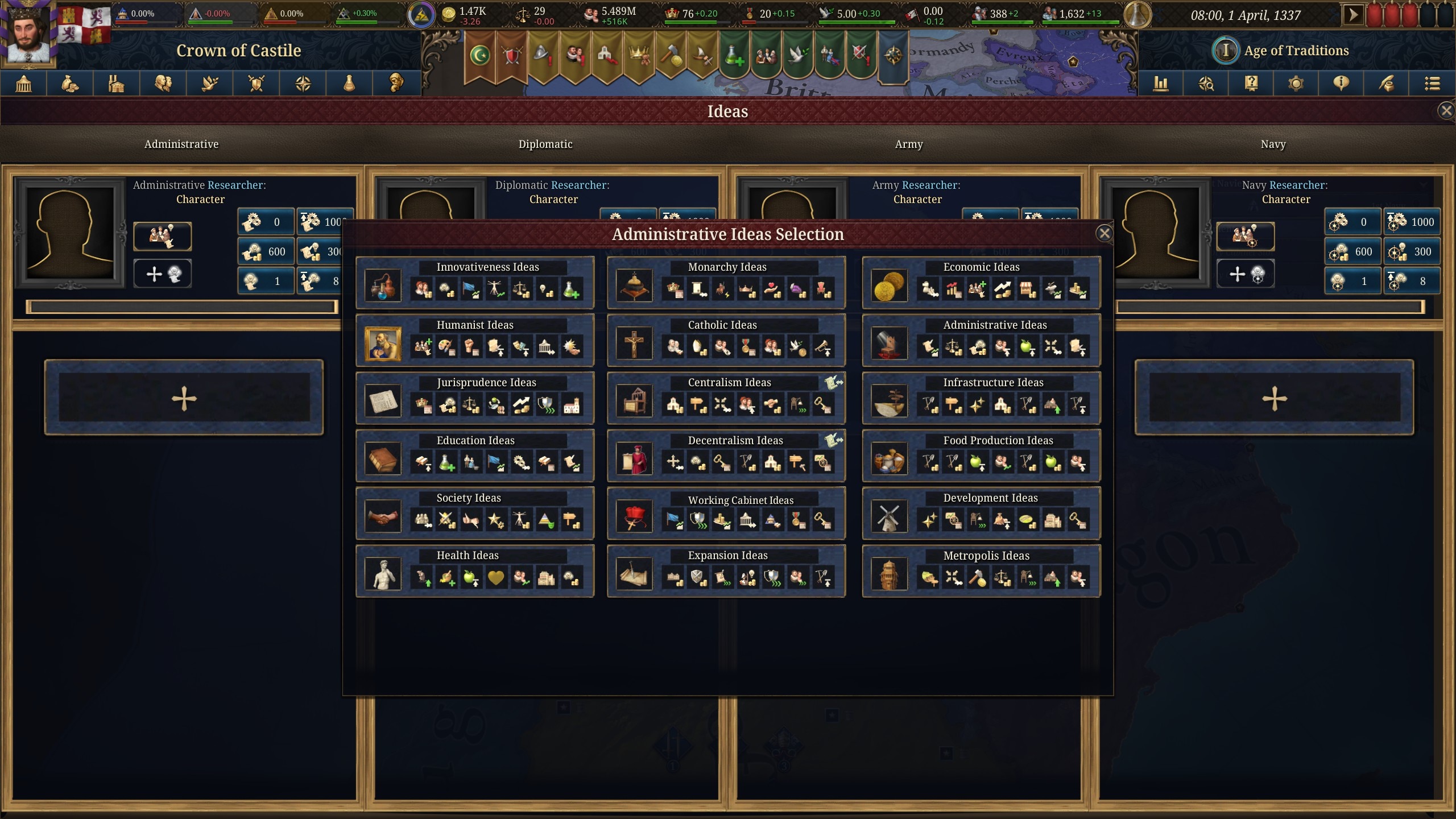 EU4 Idea System ( The Idea Variation 2 ) Mod for EU5 | Paradox ...