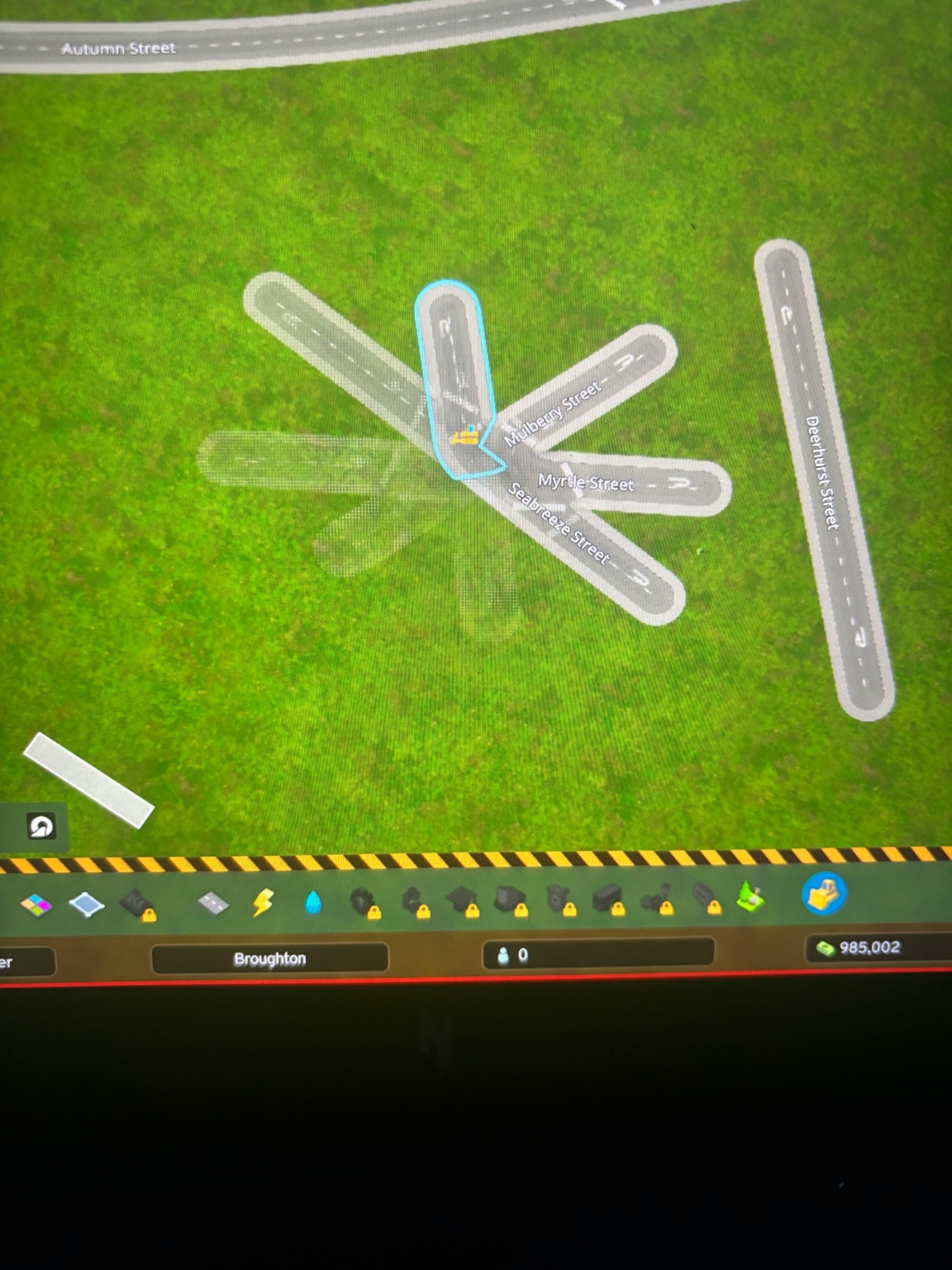 Have a weird graphics glitch that applies to road building and ...