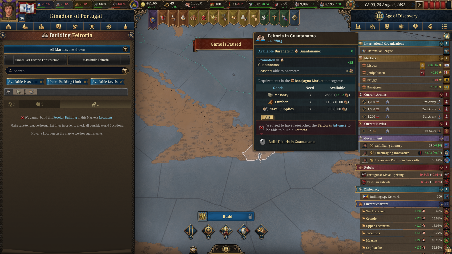 Duplicate - Feitoria building (Portugal) construction issue | Paradox Interactive Forums