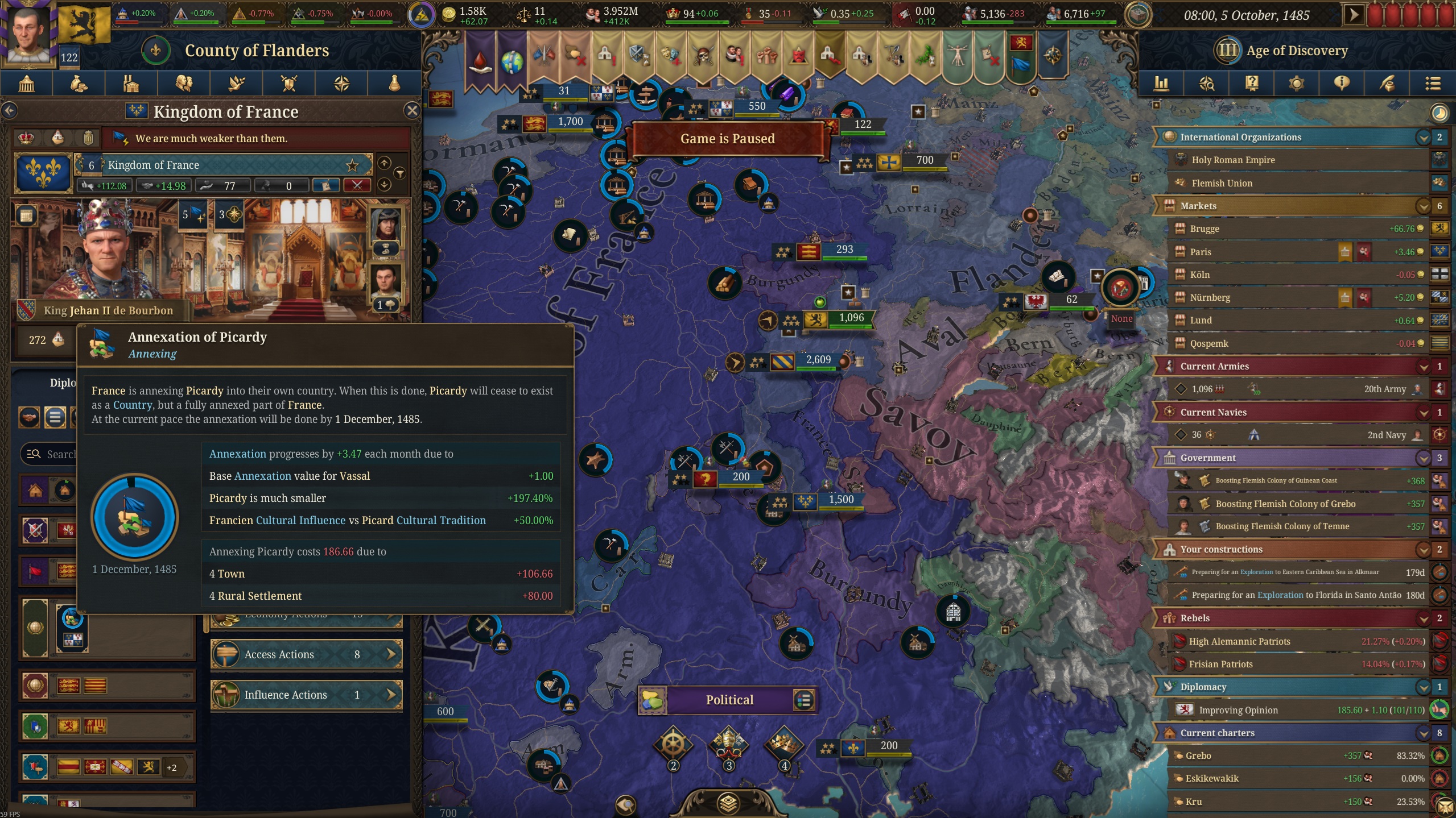 French Appanage keeps resetting (bonus bug: HRE locations keep vanishing as a result) | Paradox ...