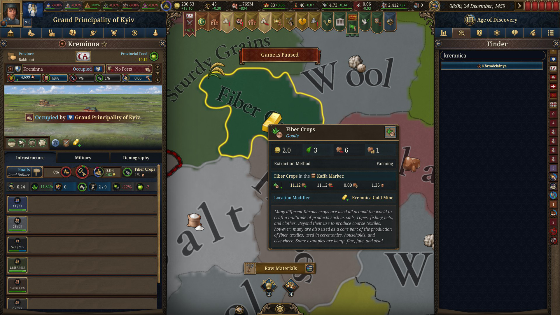 Kremnica Gold Mine modifier applied at the wrong location | Paradox Interactive Forums