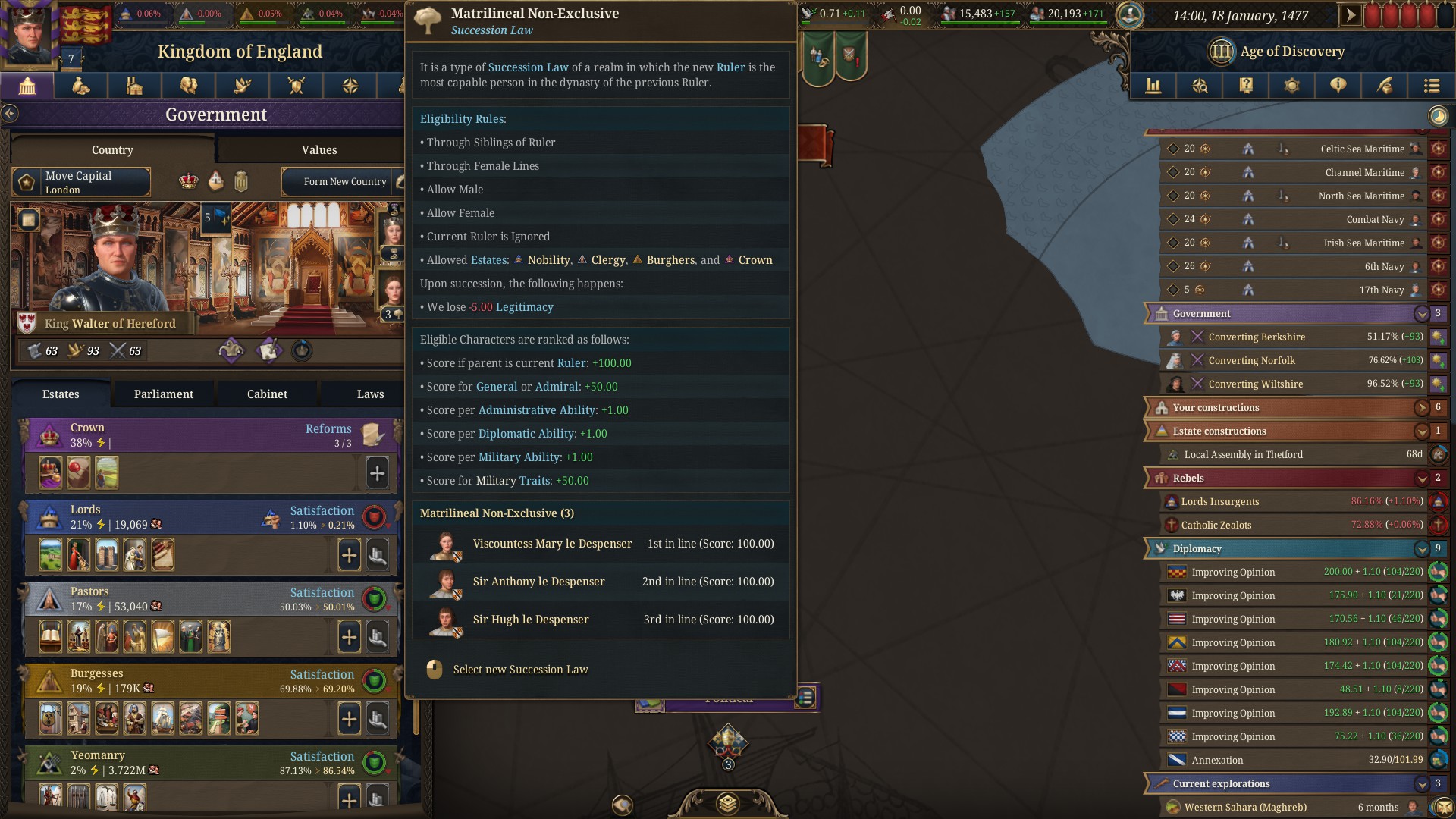 Duplicate - Matrilineal Non-Exclusive score for characters is capped at 100 | Paradox ...