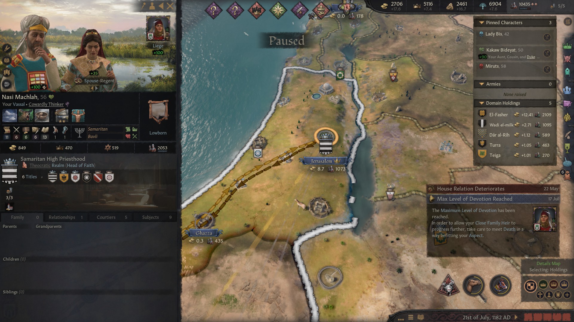 bug or not ? samaritan vassal in gerusalem, we can rebuild the second ...