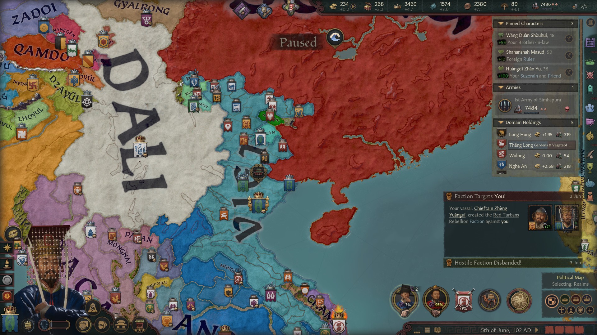 Needs Info - Repetitive Red Turbans faction created and disbanded for ...