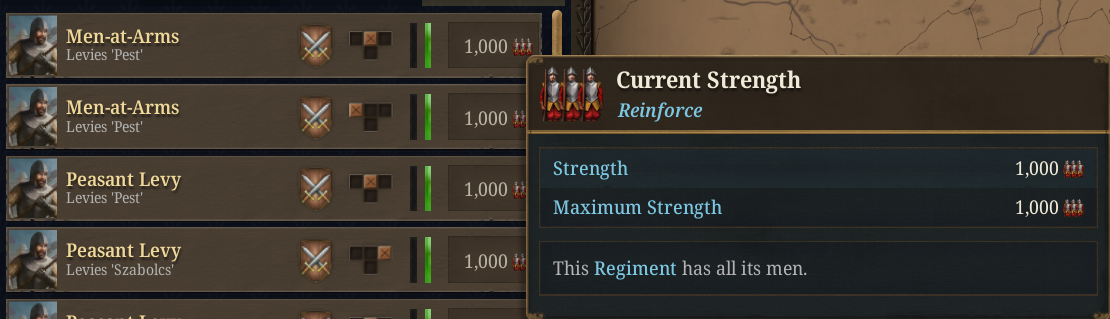 Not a Bug - The maximum size of levy units is incorrectly set to 1000 ...