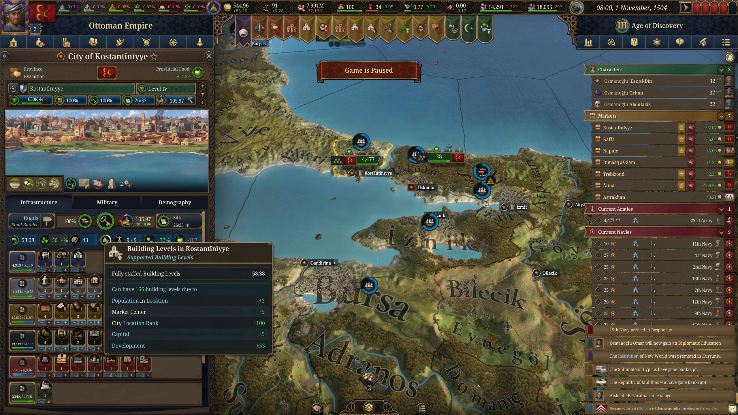 An Earthquake just destroyed 100 buildings in Constantinople ...