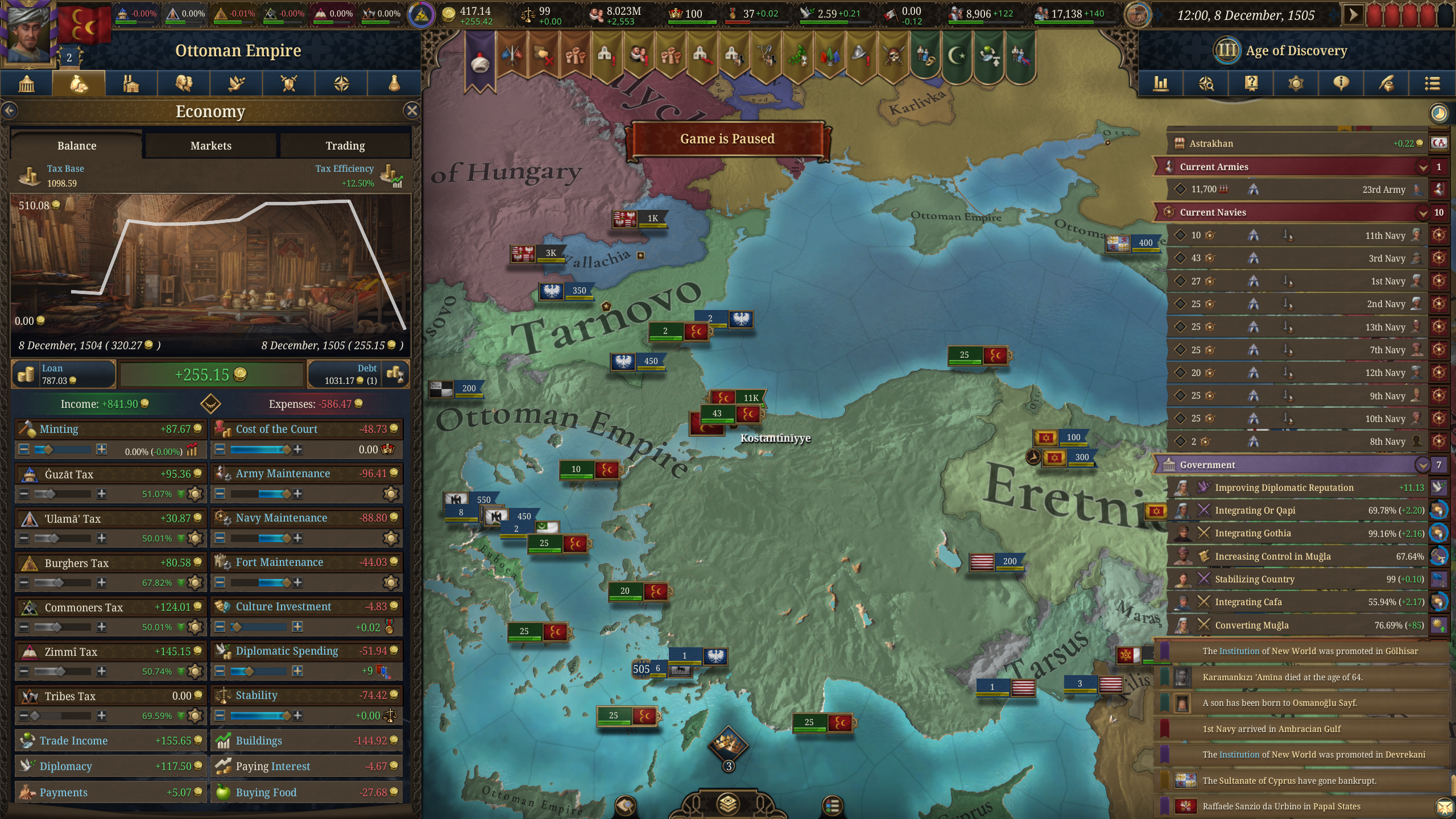 An Earthquake just destroyed 100 buildings in Constantinople ...