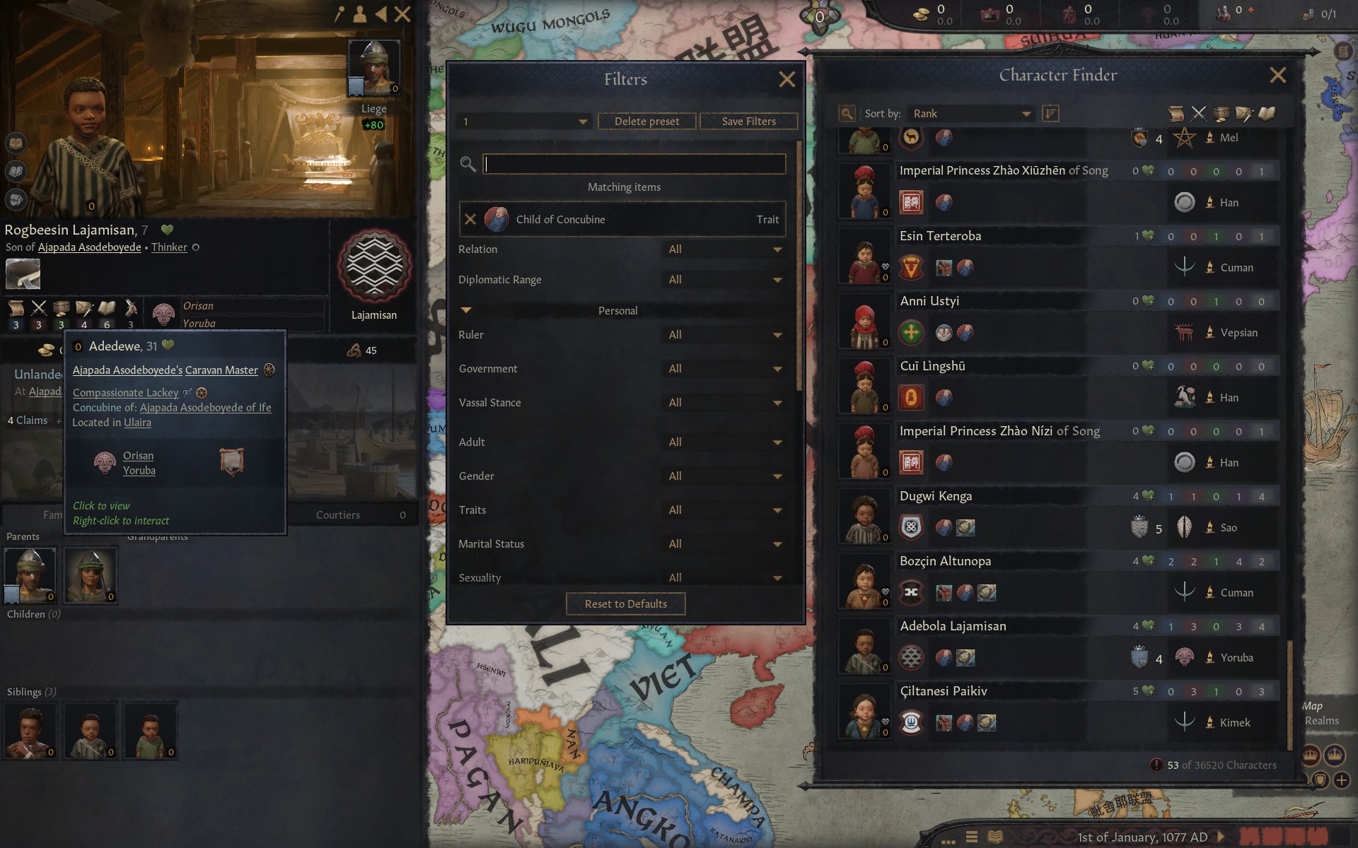 In Review - Only children who are the same sex as their concubine parent can get the "child of ...