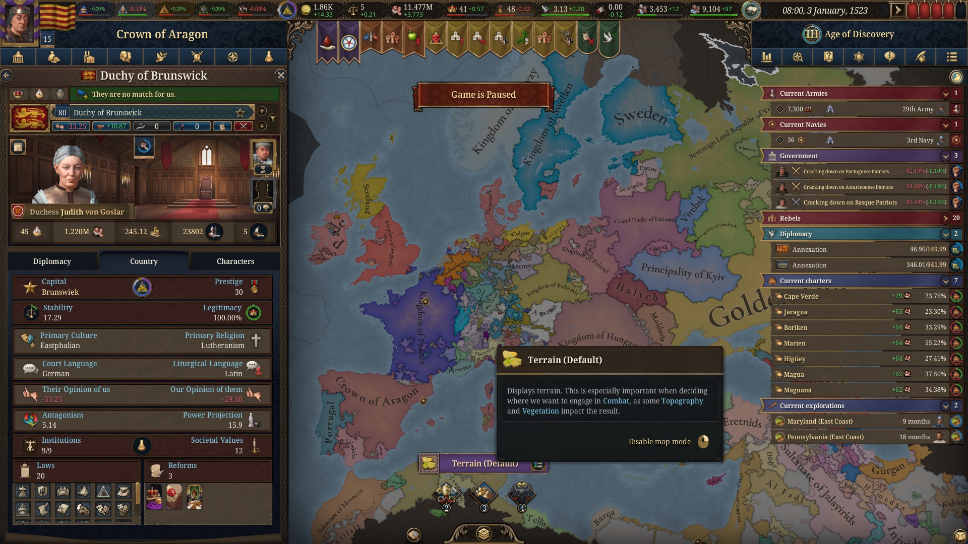 Confirmed - Denmark is missing an Heir Religion law, and has no heir (v1.0.4) | Paradox ...