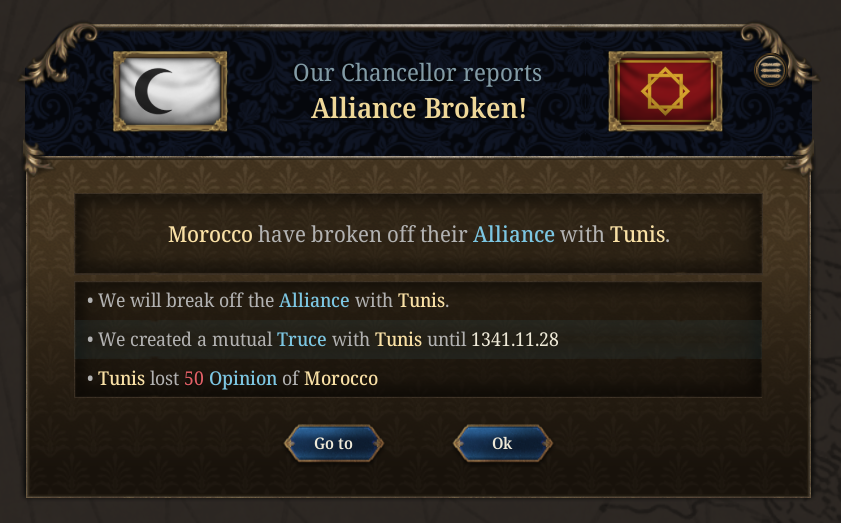 Confirmed - 'The Destiny of Morocco' event gives the wrong truce ...