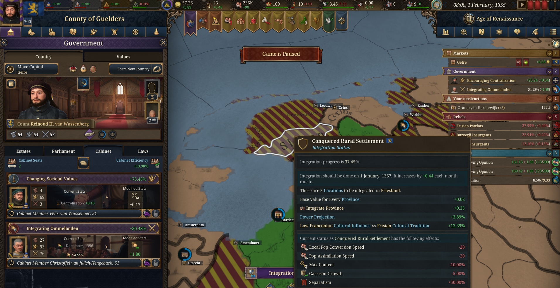 Duplicate - Switching the Integrate province keeps progress, while ...