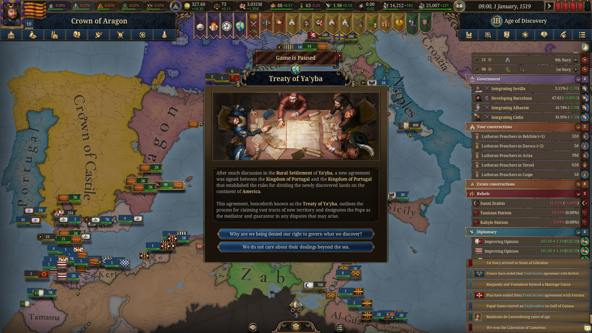 One sided Tordesillas | Paradox Interactive Forums