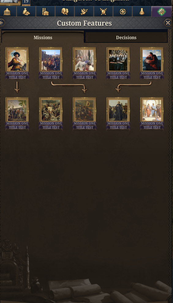Modder Tools - Custom Missions/Decisions Window | Paradox Interactive ...