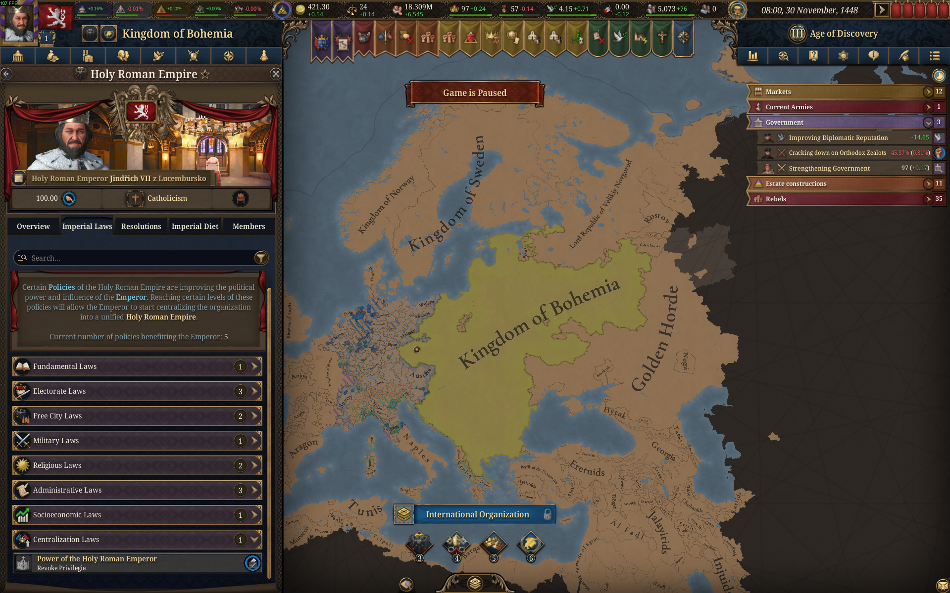 Closed - HRE Formation after passing "Renovatio Imperii" not ...