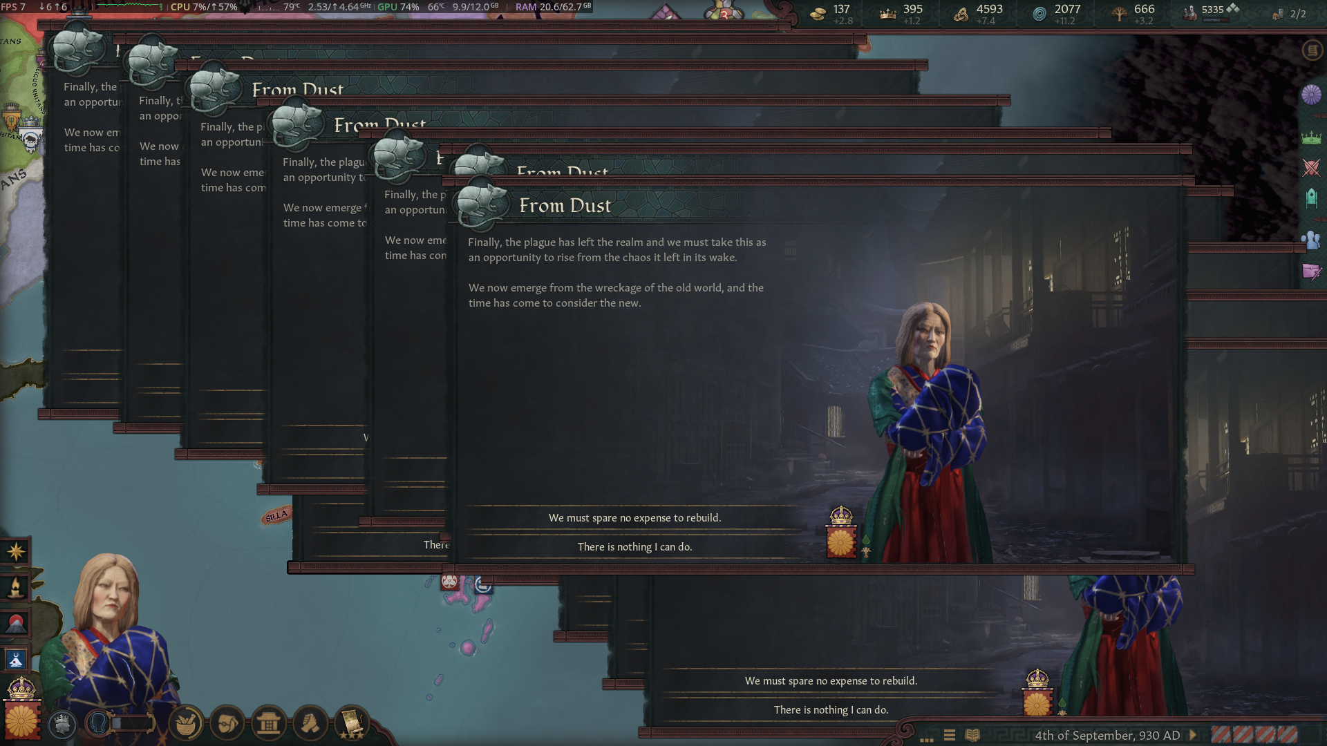 Confirmed - Infinite "from dust" event popup | Paradox Interactive Forums