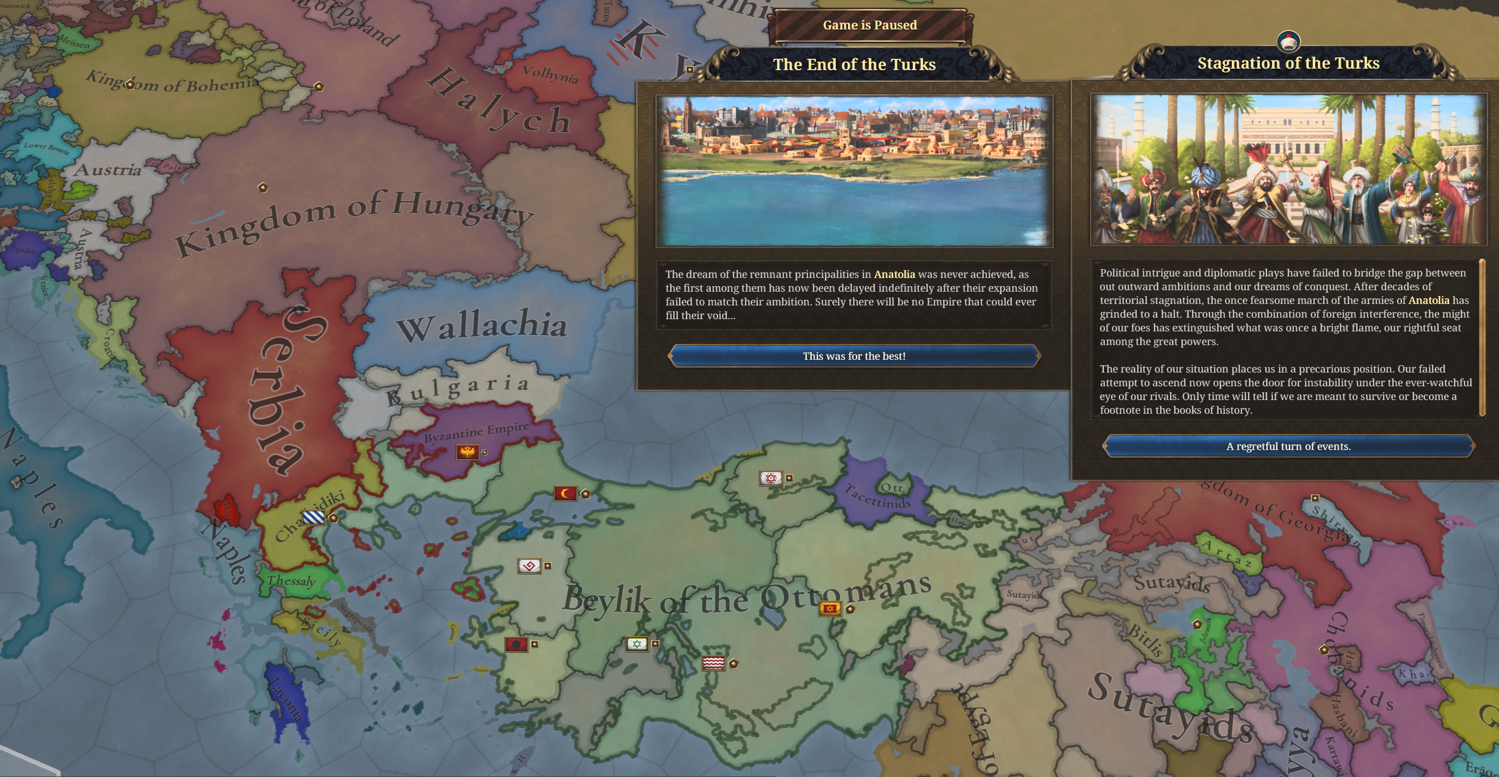 Not a Bug - Rise of Turks ending if Ottomans has all other Beyliks as ...