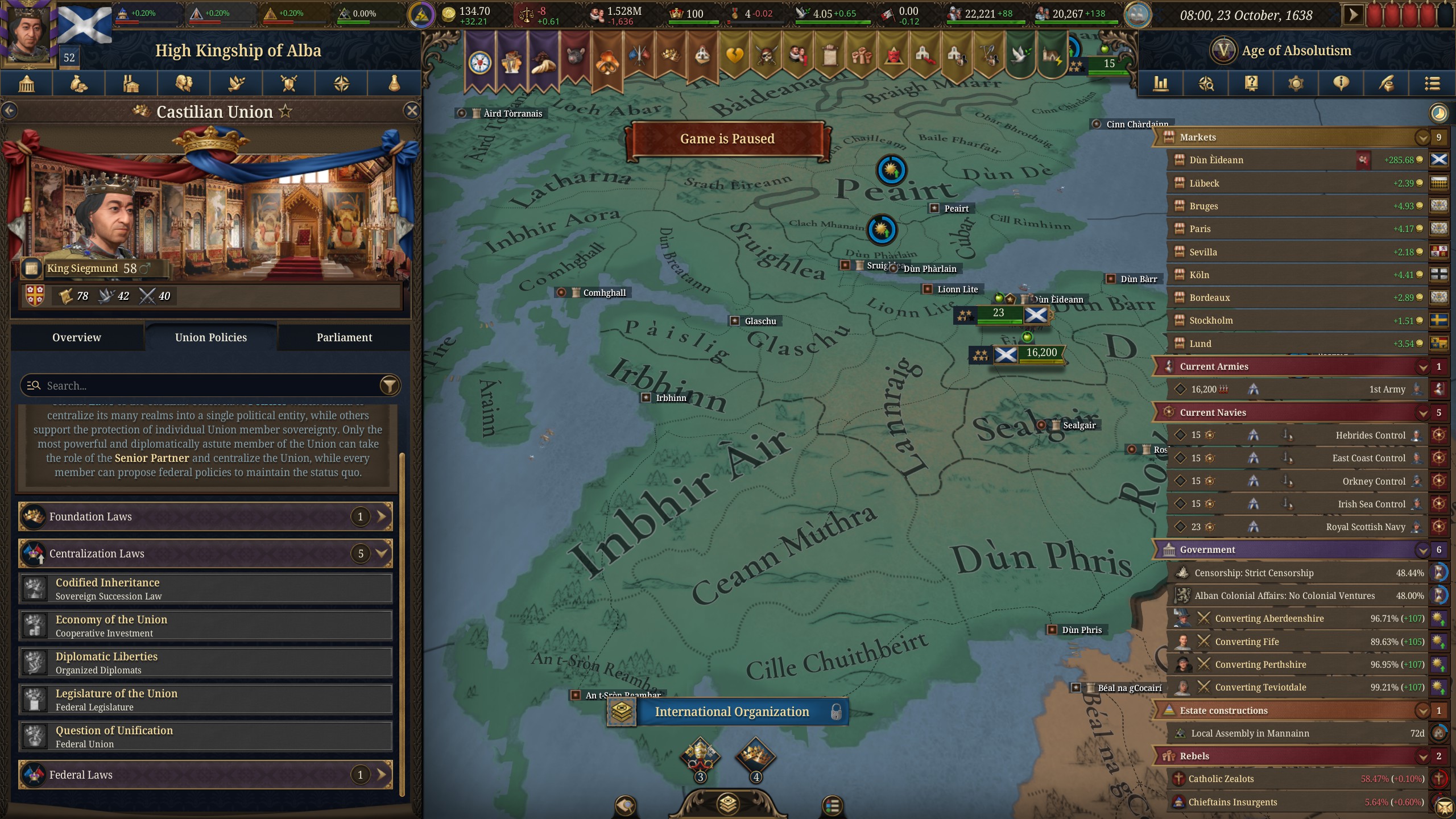 Incorrect ruler coming to throne while under PU | Paradox Interactive ...