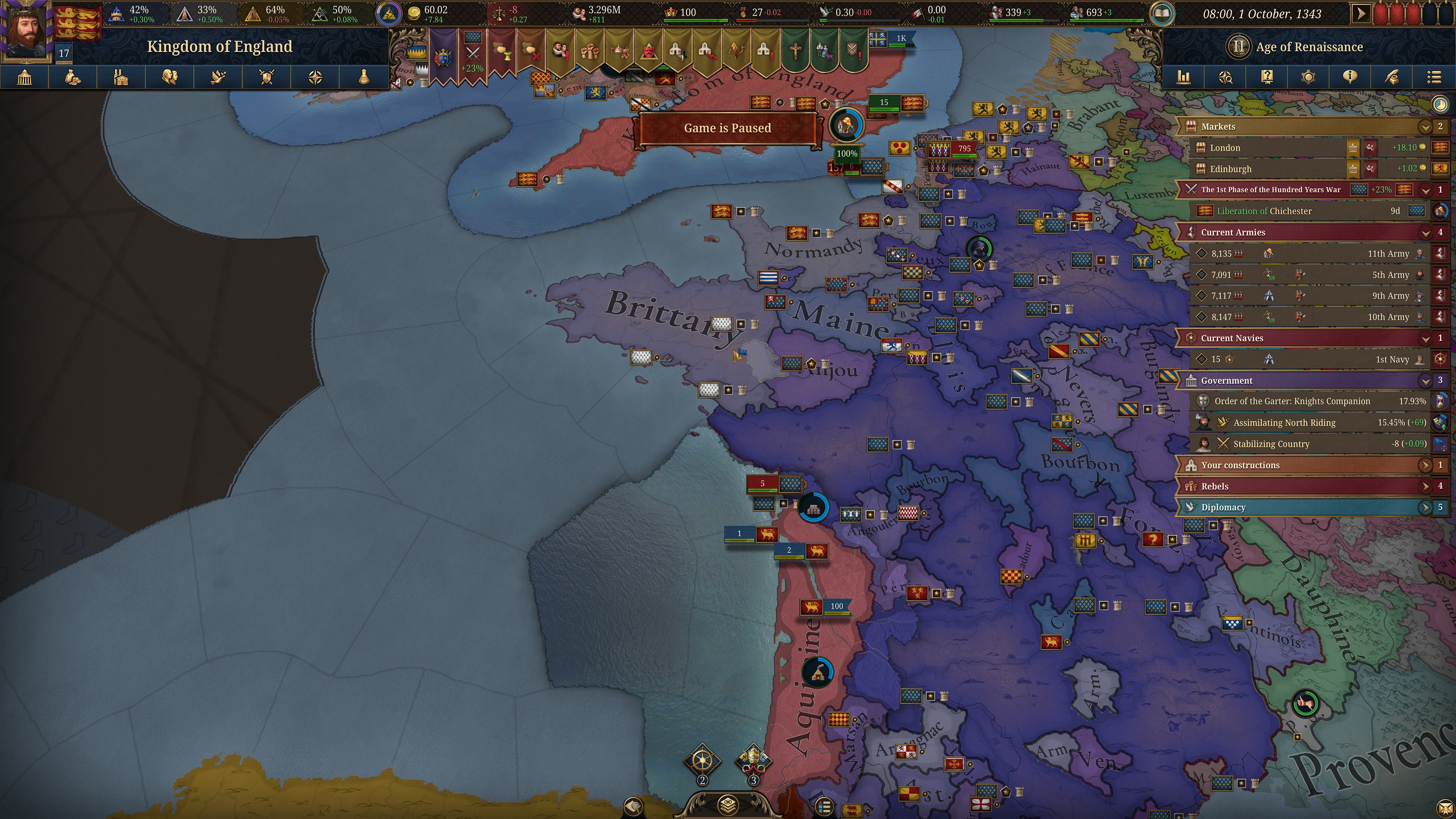 Confirmed - Vassal that has scutage enabled: AI Ennemy never siege it ...