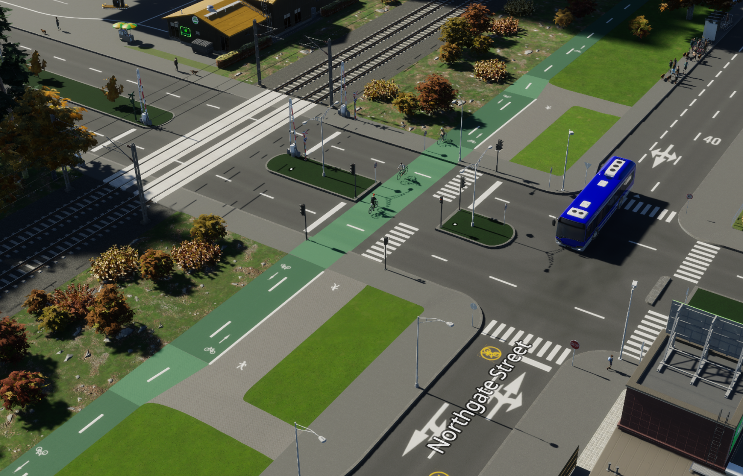 Dedicated bike crossings making crosswalks instead | Paradox Interactive Forums