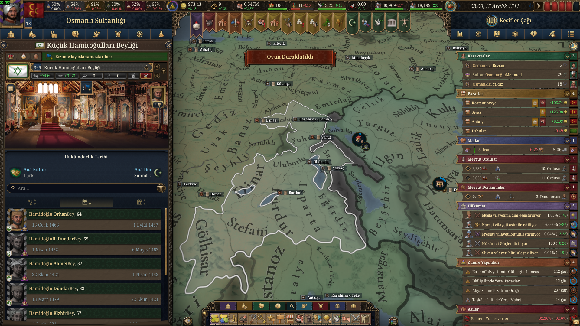 Annexed beylik but still appearing in Rise of the Turks | Paradox ...