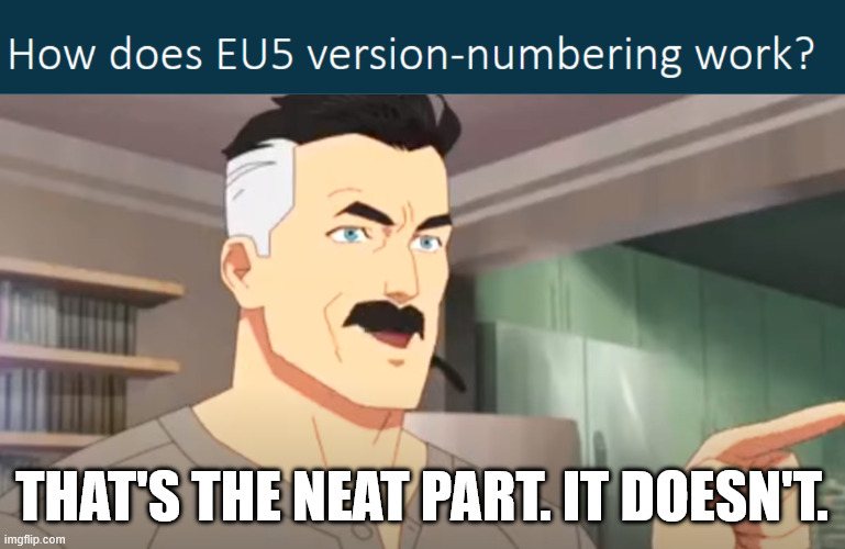 How does EU5 version-numbering work? | Paradox Interactive Forums