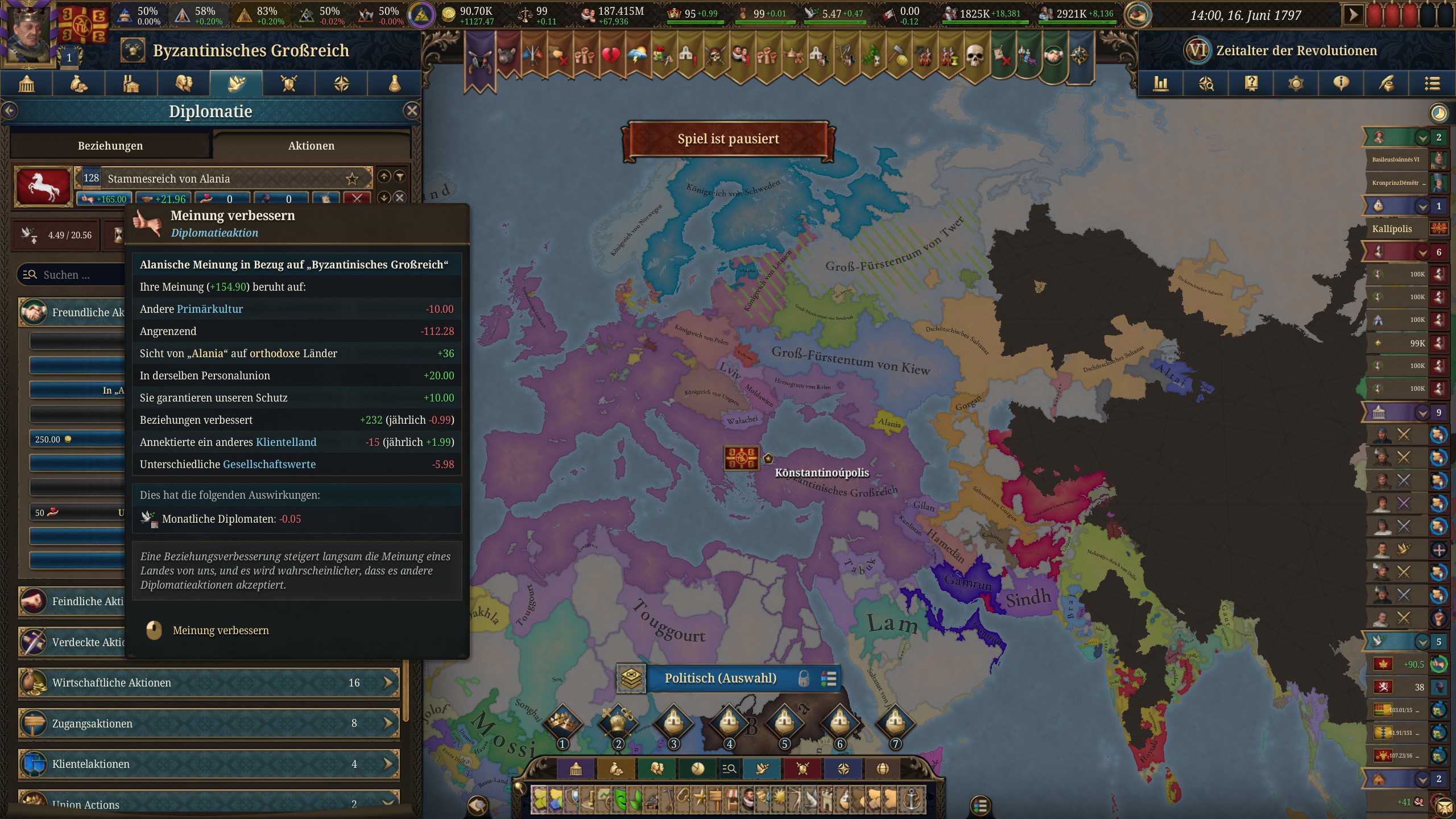 Unable to annex PU member because of bordering opinion modifier | Paradox Interactive Forums