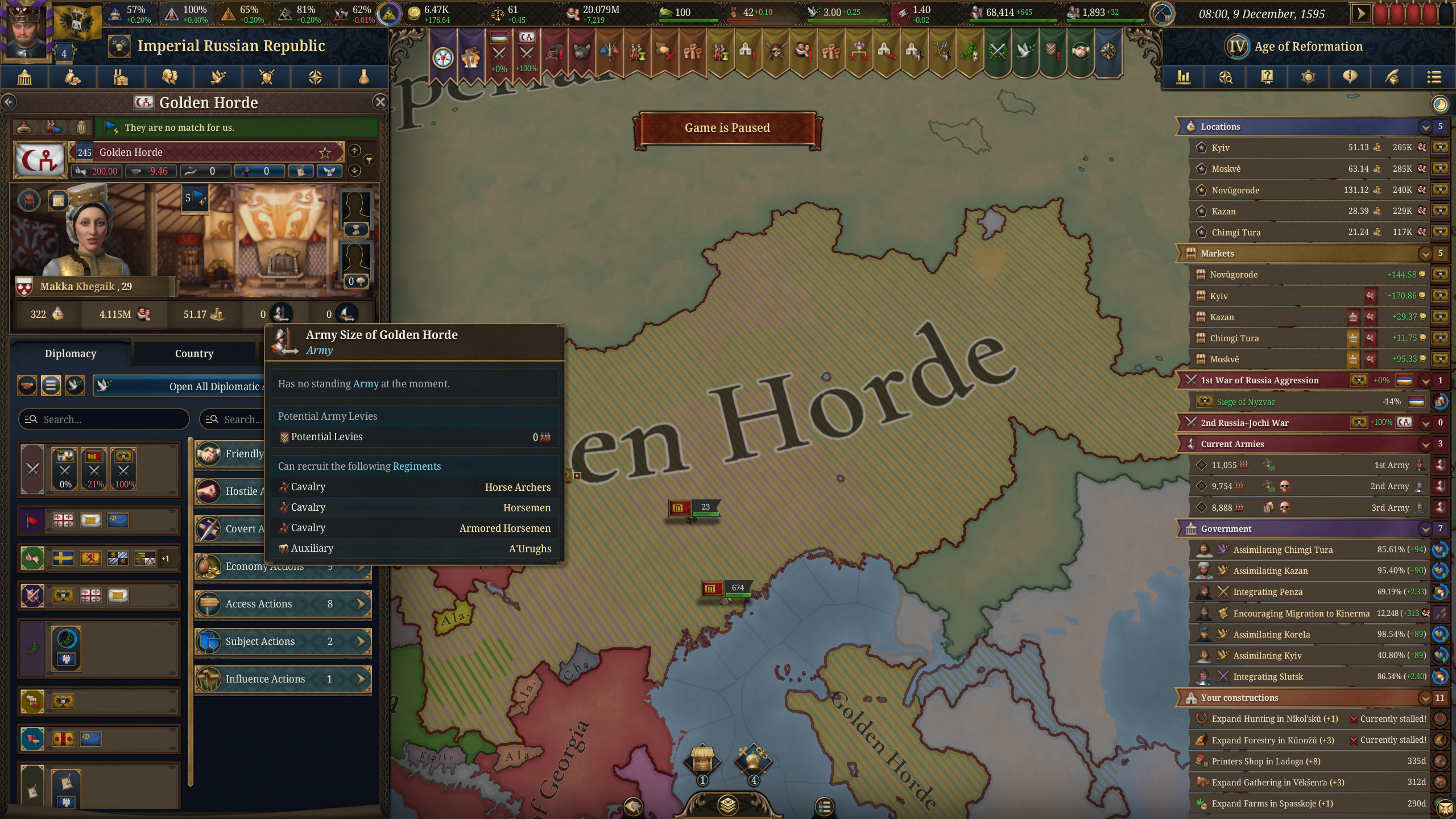 Not a Bug - Golden horde does not collapse | Paradox Interactive Forums