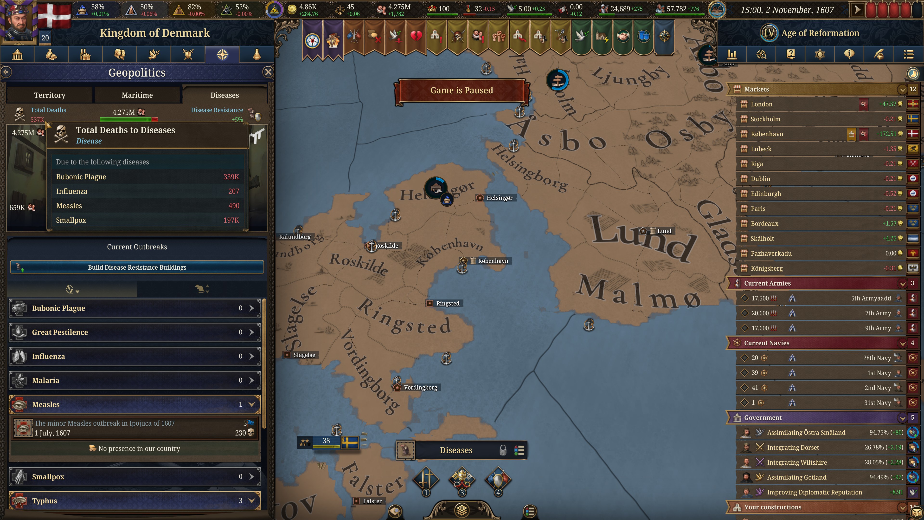 As Designed - I got no disease after the black plague | Paradox Interactive Forums