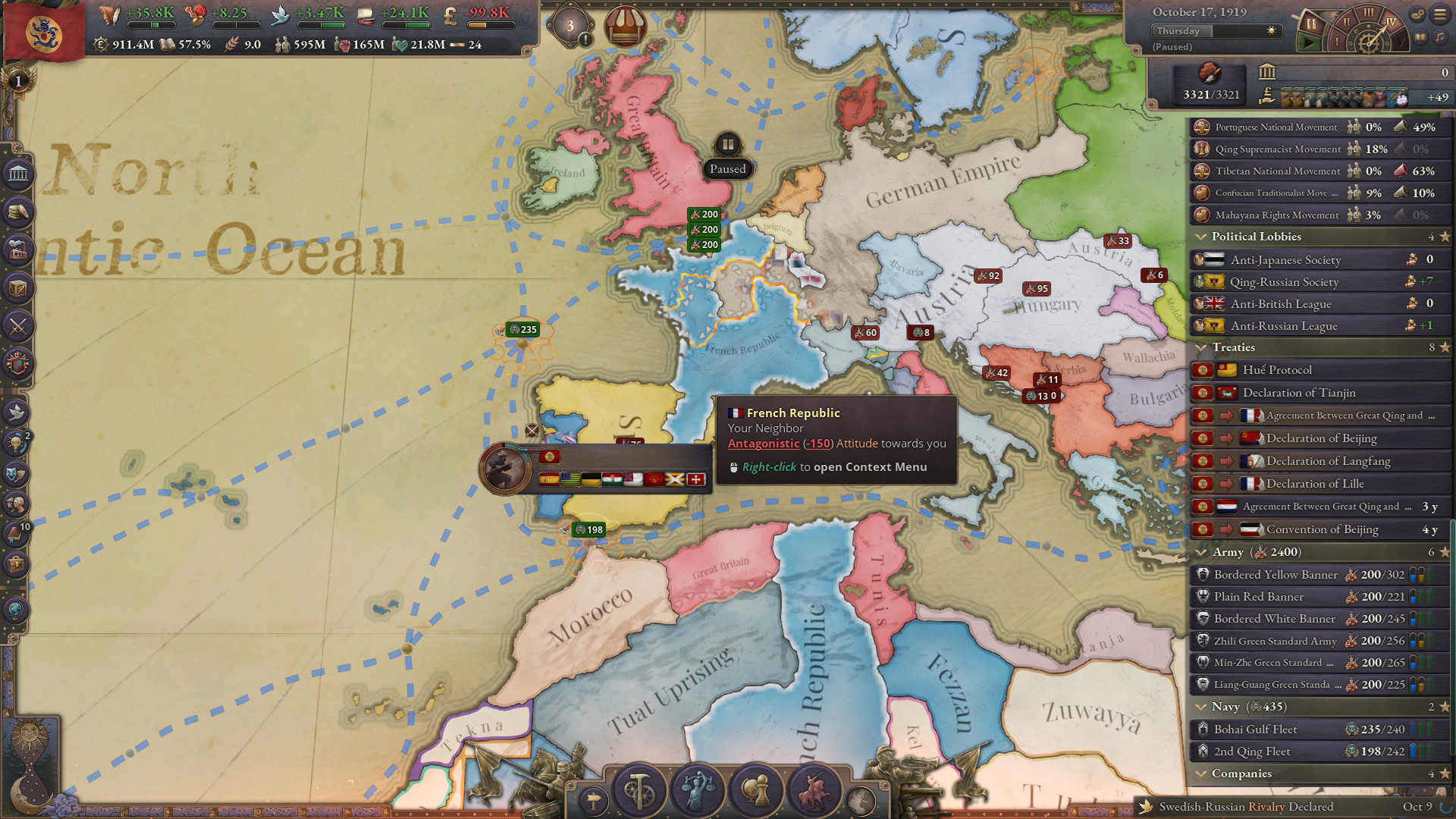 Confirmed - The Western Protectorate achievement doesn't fire if Entre ...