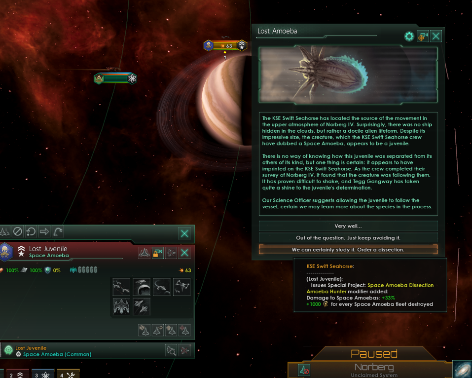 Maybe these events could be reworked since we can now have space fauna ...