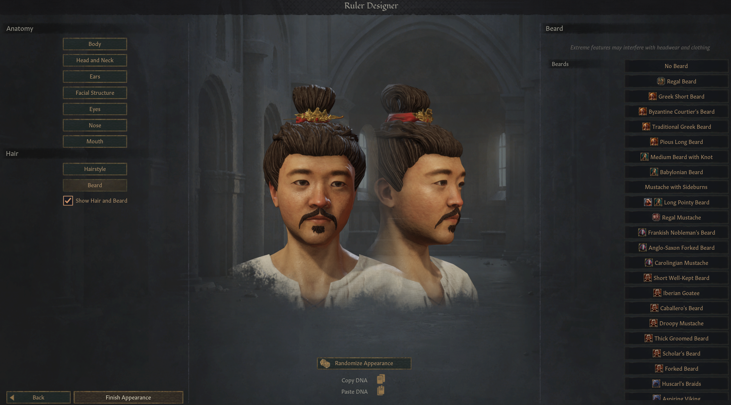 Beards from All Under Heaven DLC don't show up in Barbershop | Paradox ...
