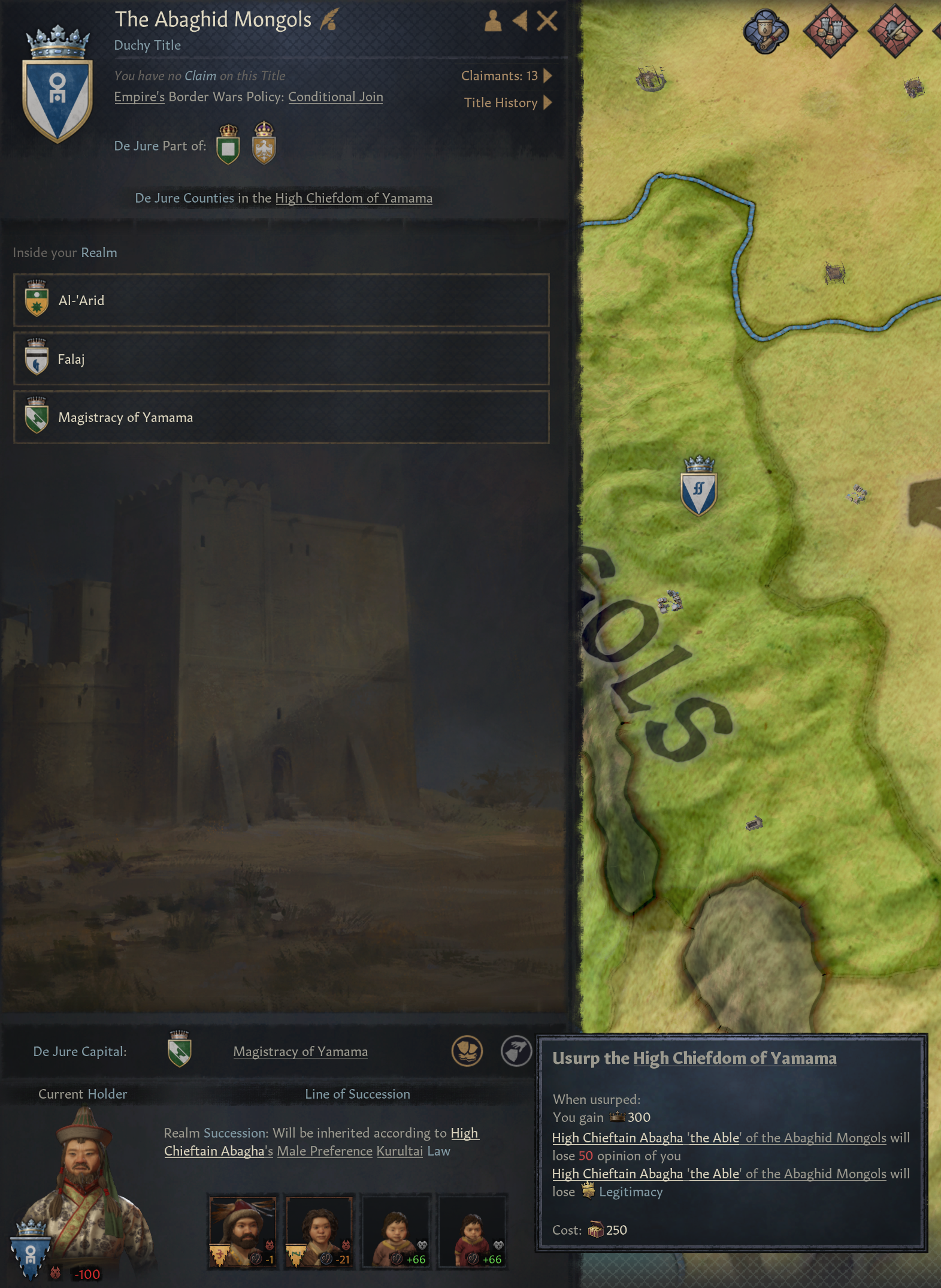 Help: Can't Revoke Duchy Title from Landless Nomad Vassal | Paradox ...