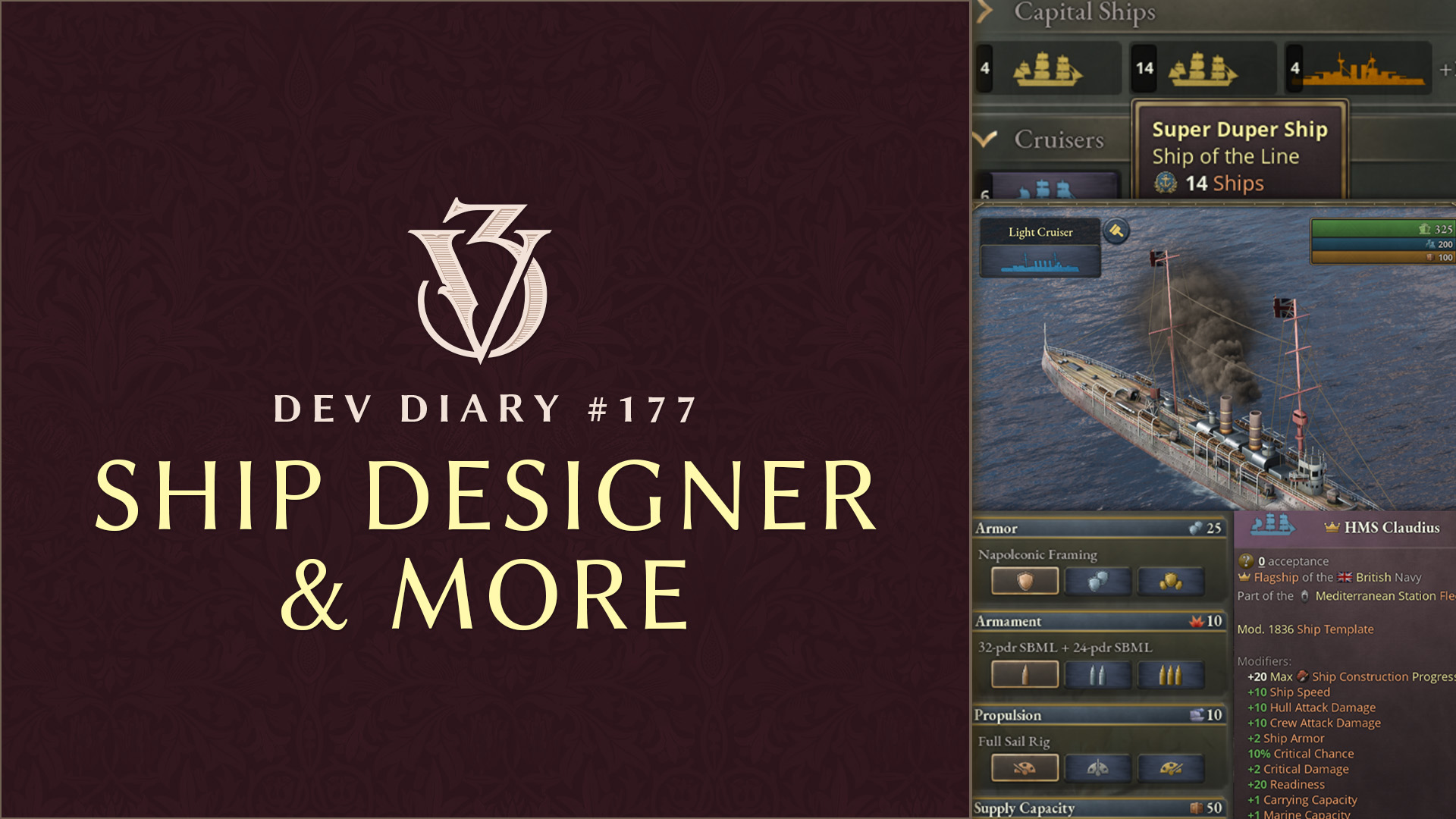 Victoria 3 – Dev Diary #177 – Ship Designer & More | Page 4 | Paradox ...
