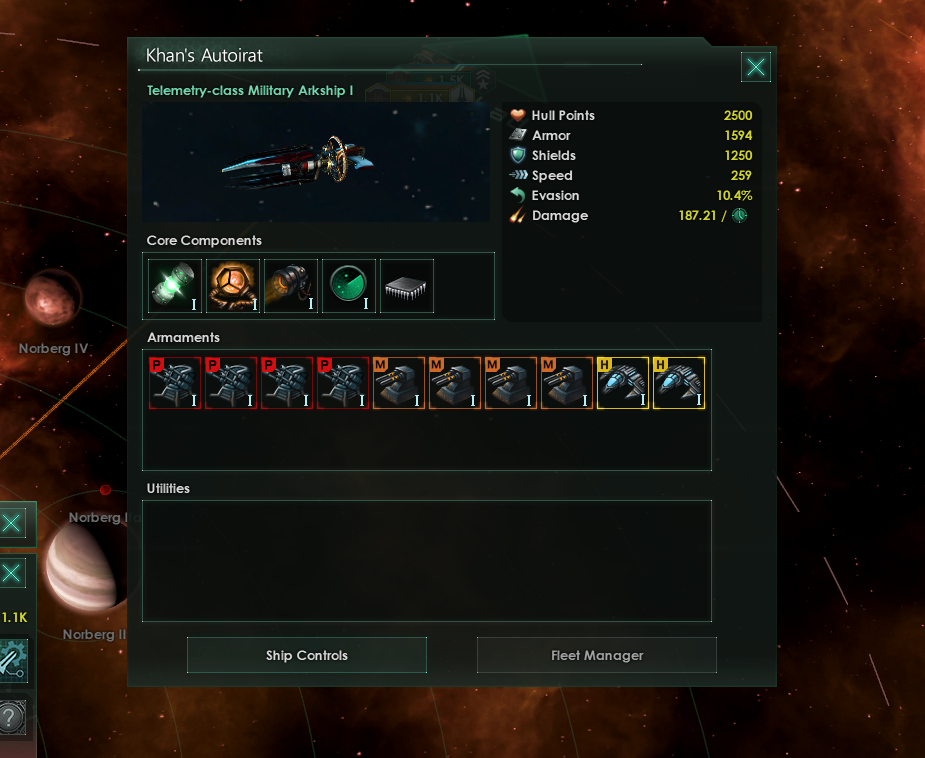 Components from Ark Ship Modules and Systems stops applying to the Ark ...