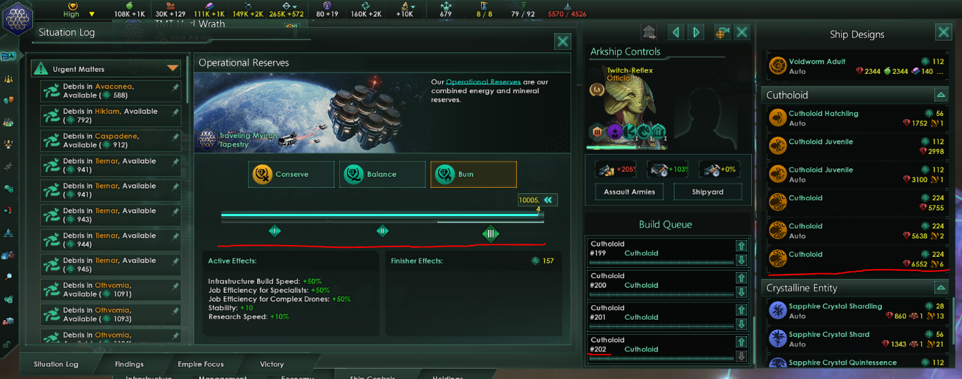 Can make as many space fauna ships as you want for free as nomads ...
