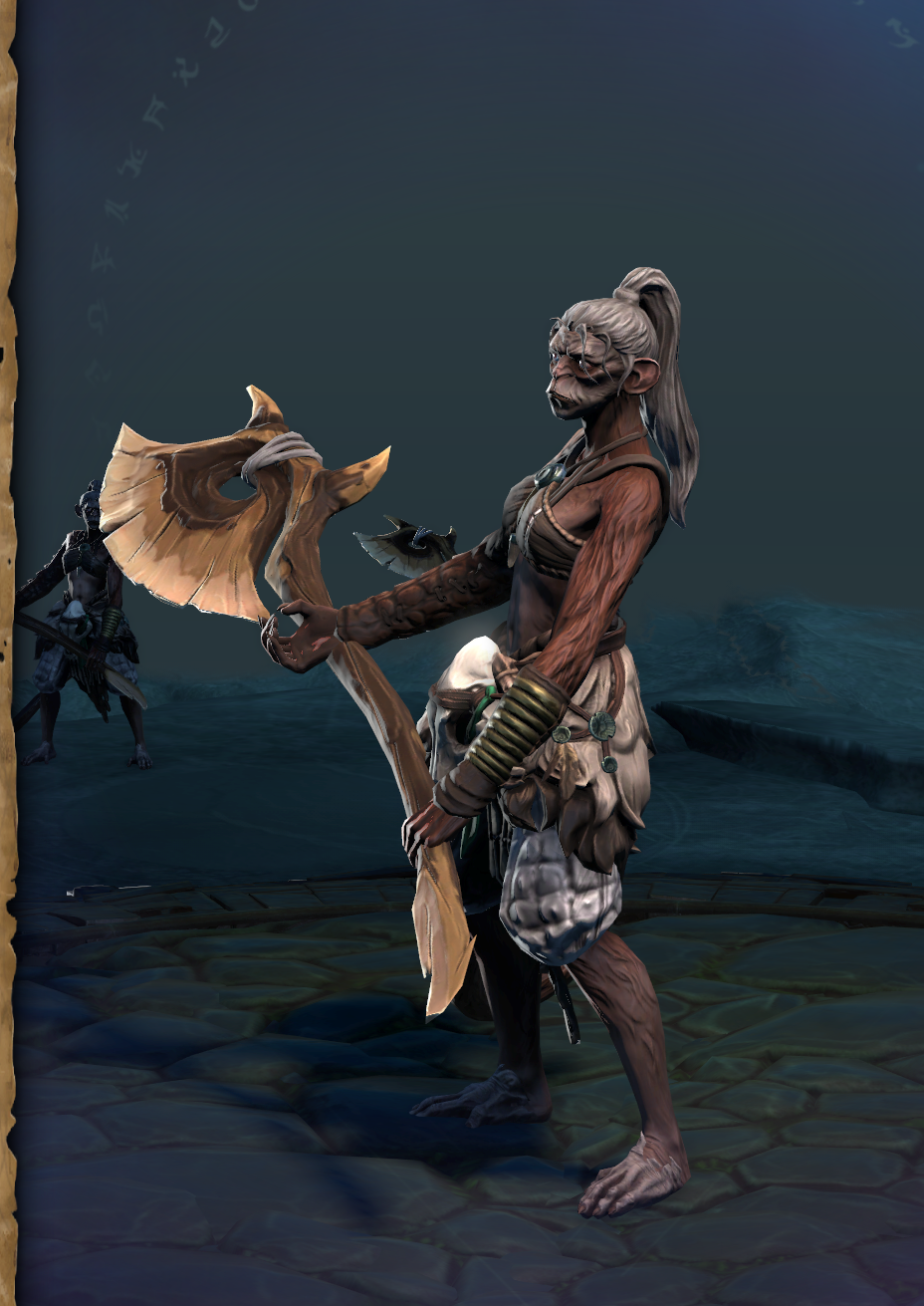 Female Models don't hold two handed-weapons correctly | Paradox ...