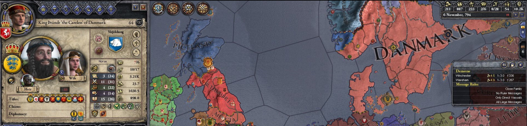 The Long Haired Kings of the English: A English Merovingian AAR ...