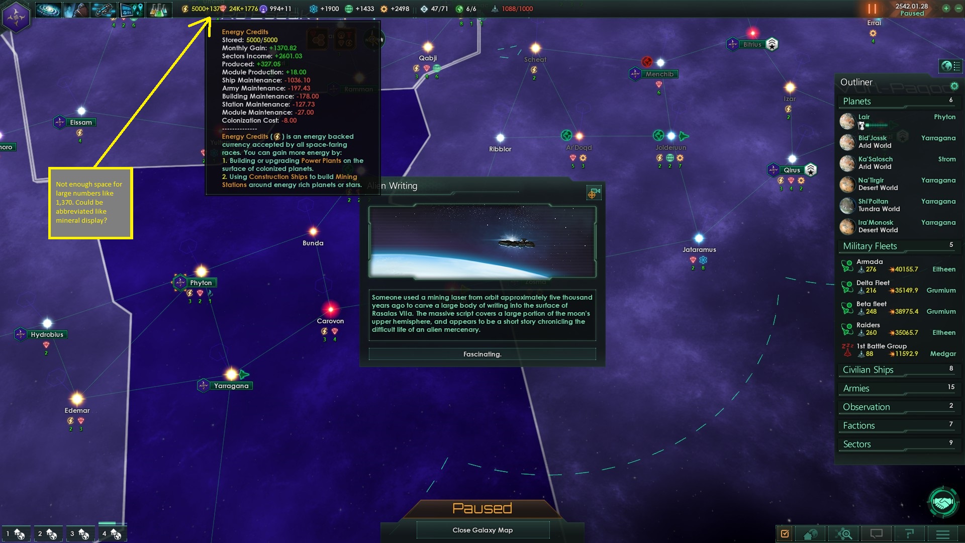 Bug shown on screenshots | Paradox Interactive Forums