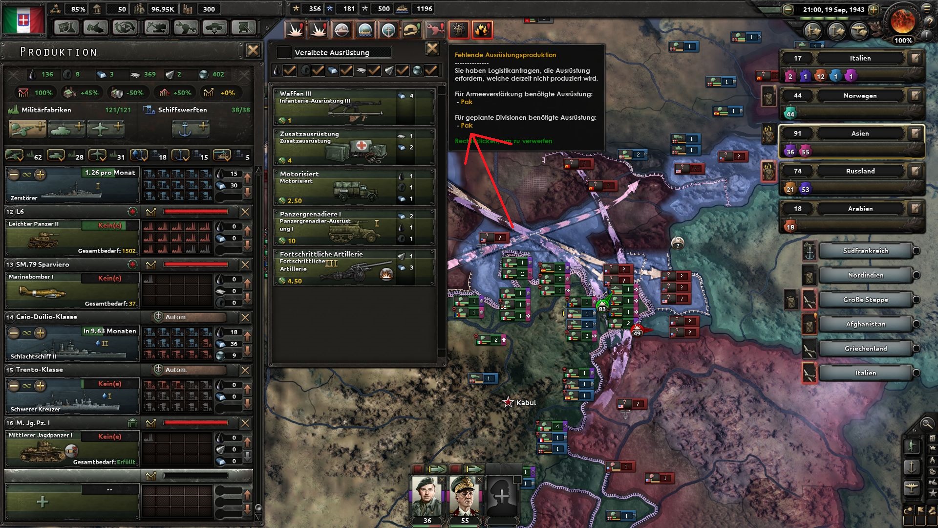 Fehlende Ausrüstung - Pak? | Paradox Interactive Forums