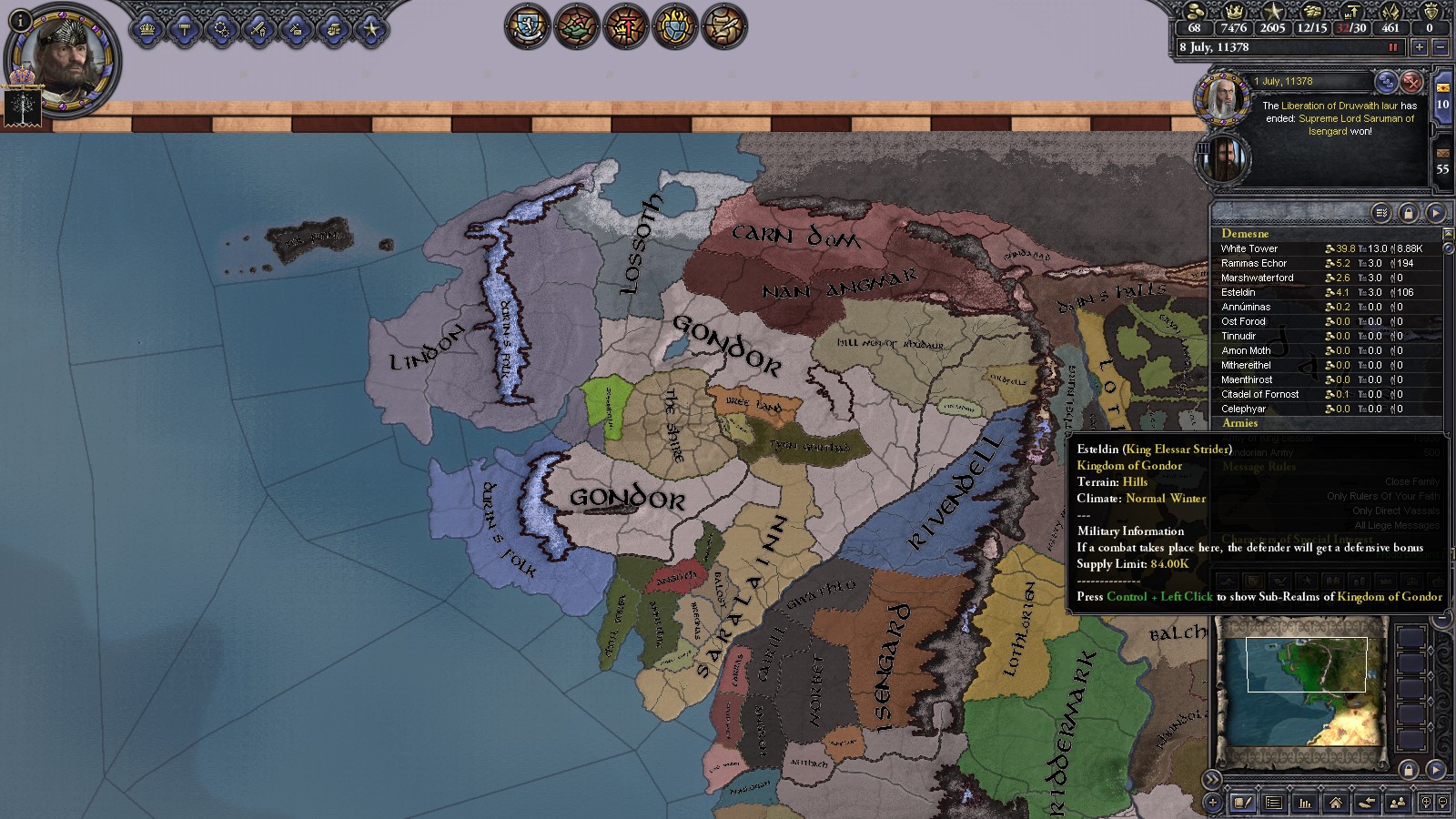 [Mod] Middle Earth Project | Page 310 | Paradox Interactive Forums