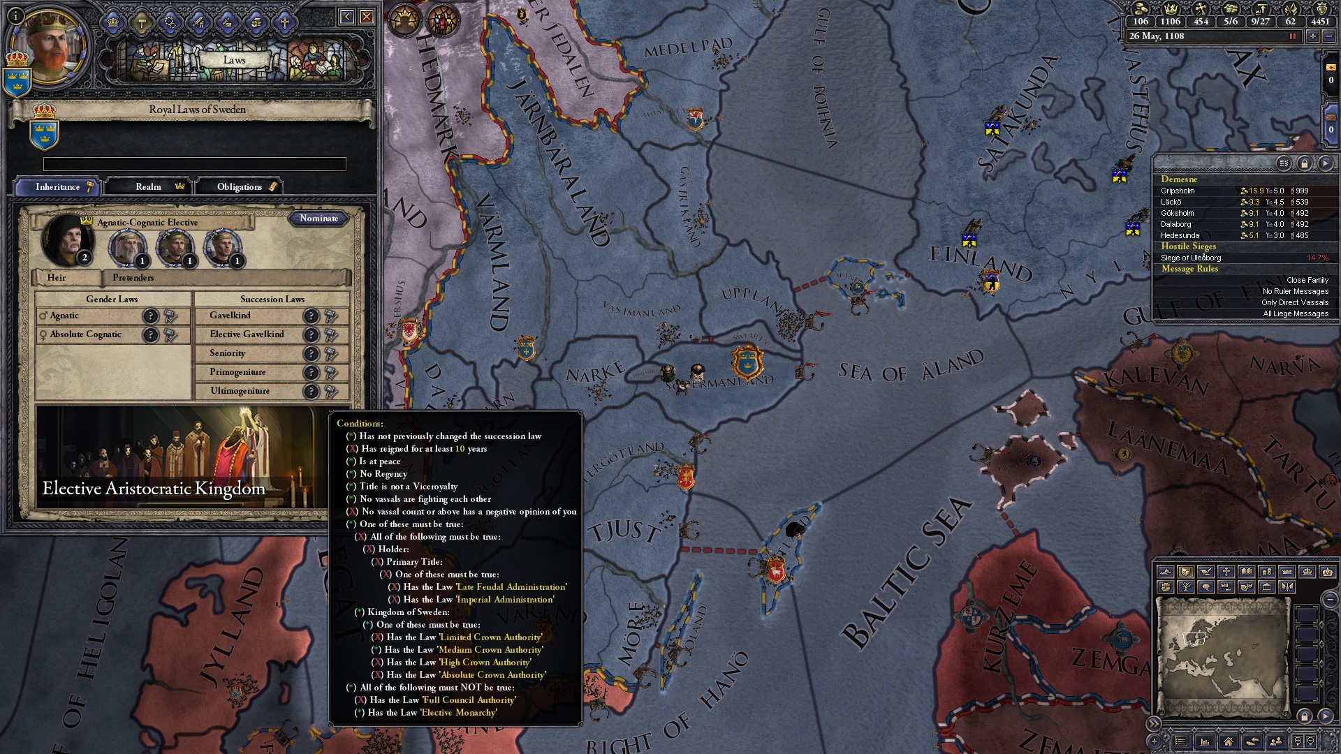 Elective Monarchy Succession Question | Paradox Interactive Forums