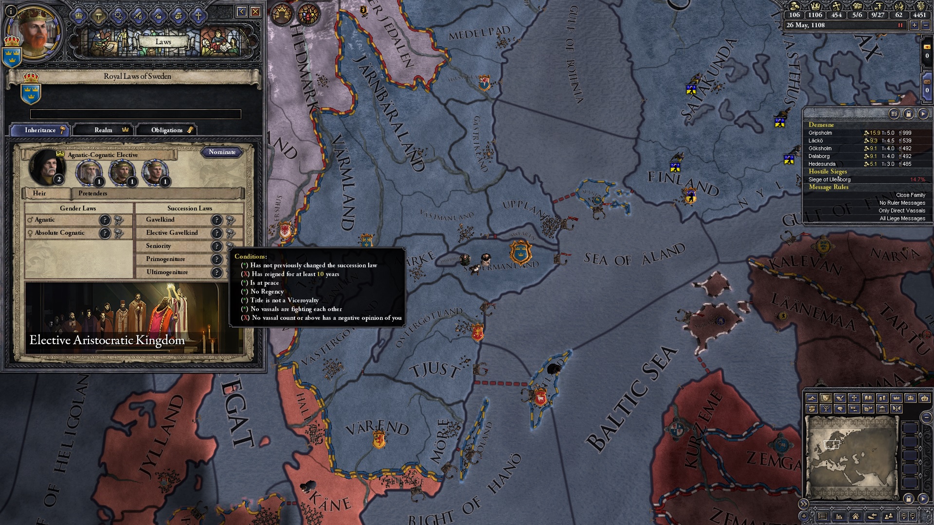 Elective Monarchy Succession Question | Paradox Interactive Forums