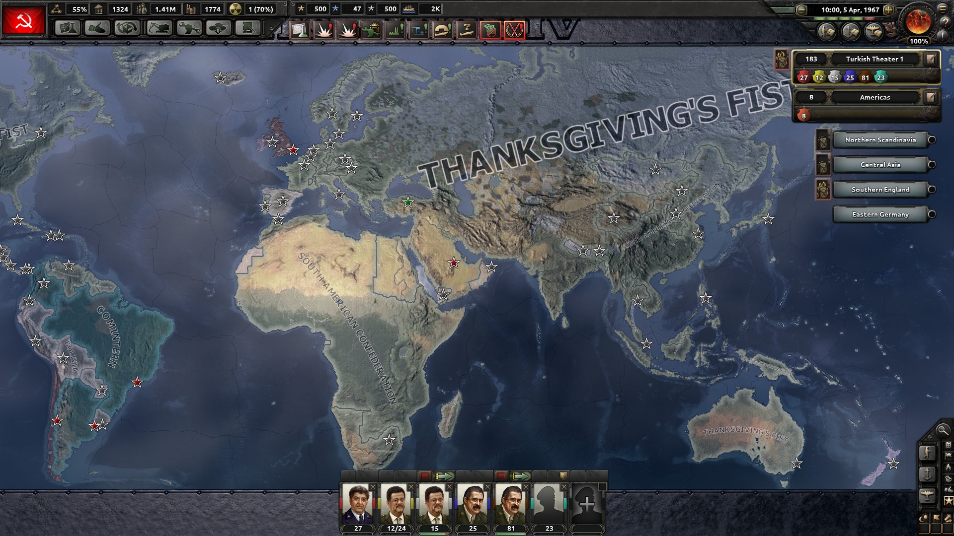 Turkey (Almost) World Conquest AAR - 23 Year World War 2 | Paradox ...