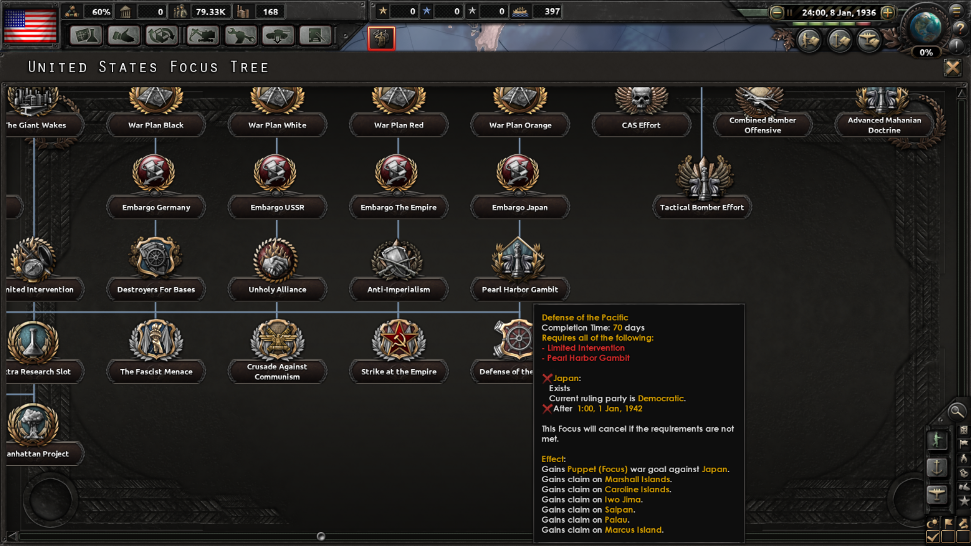 HoI 4 Defense of the Pacific Bug | Paradox Interactive Forums