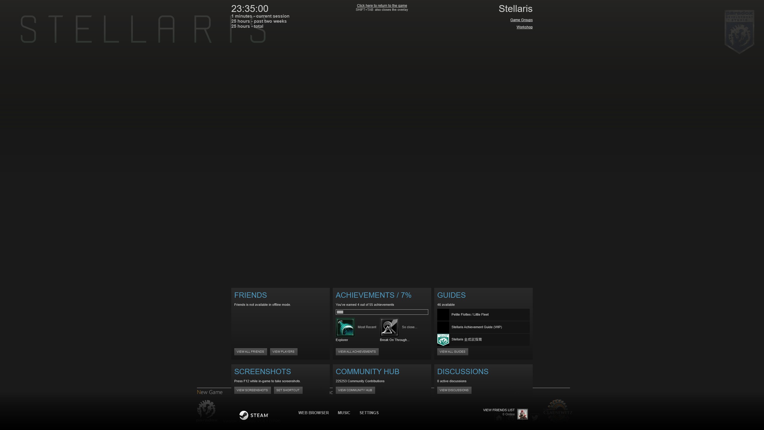 Black screen and no hint text | Paradox Interactive Forums