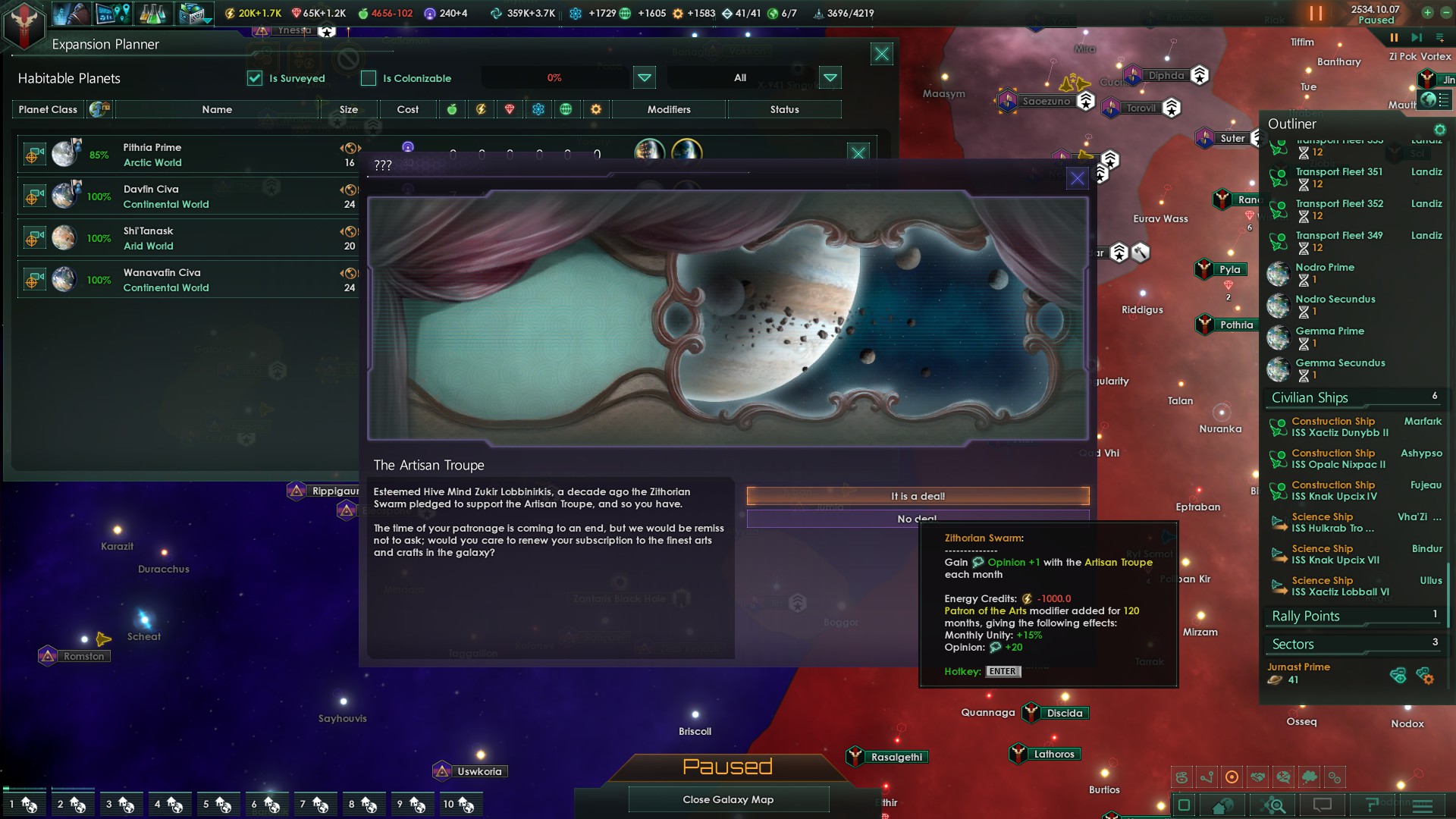 Stellaris Artist Enclave bug | Paradox Interactive Forums