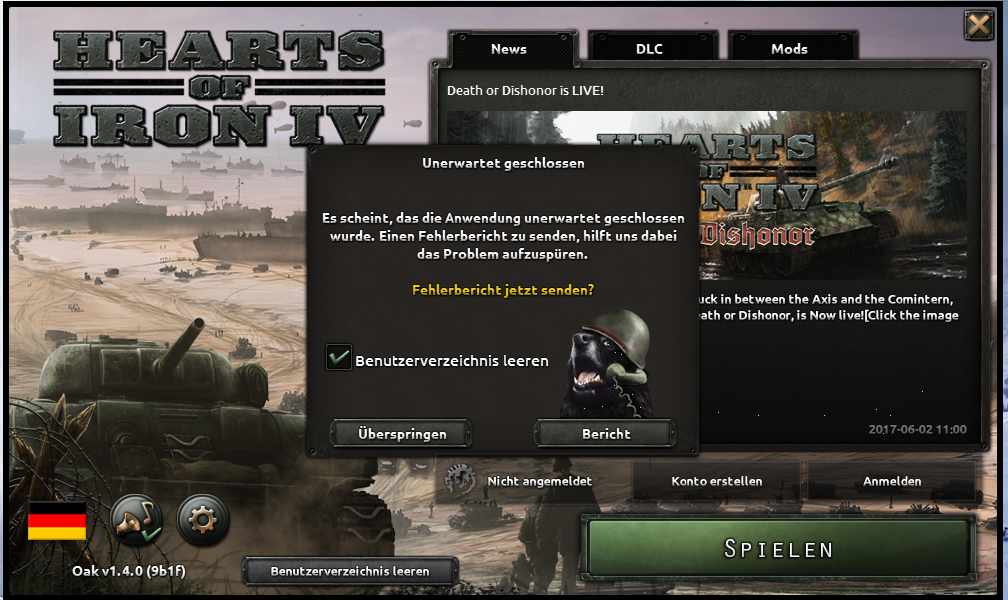Hoi 4 startet nicht | Paradox Interactive Forums